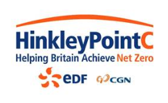 Passageway Hinkley Point Sign - Arrivals